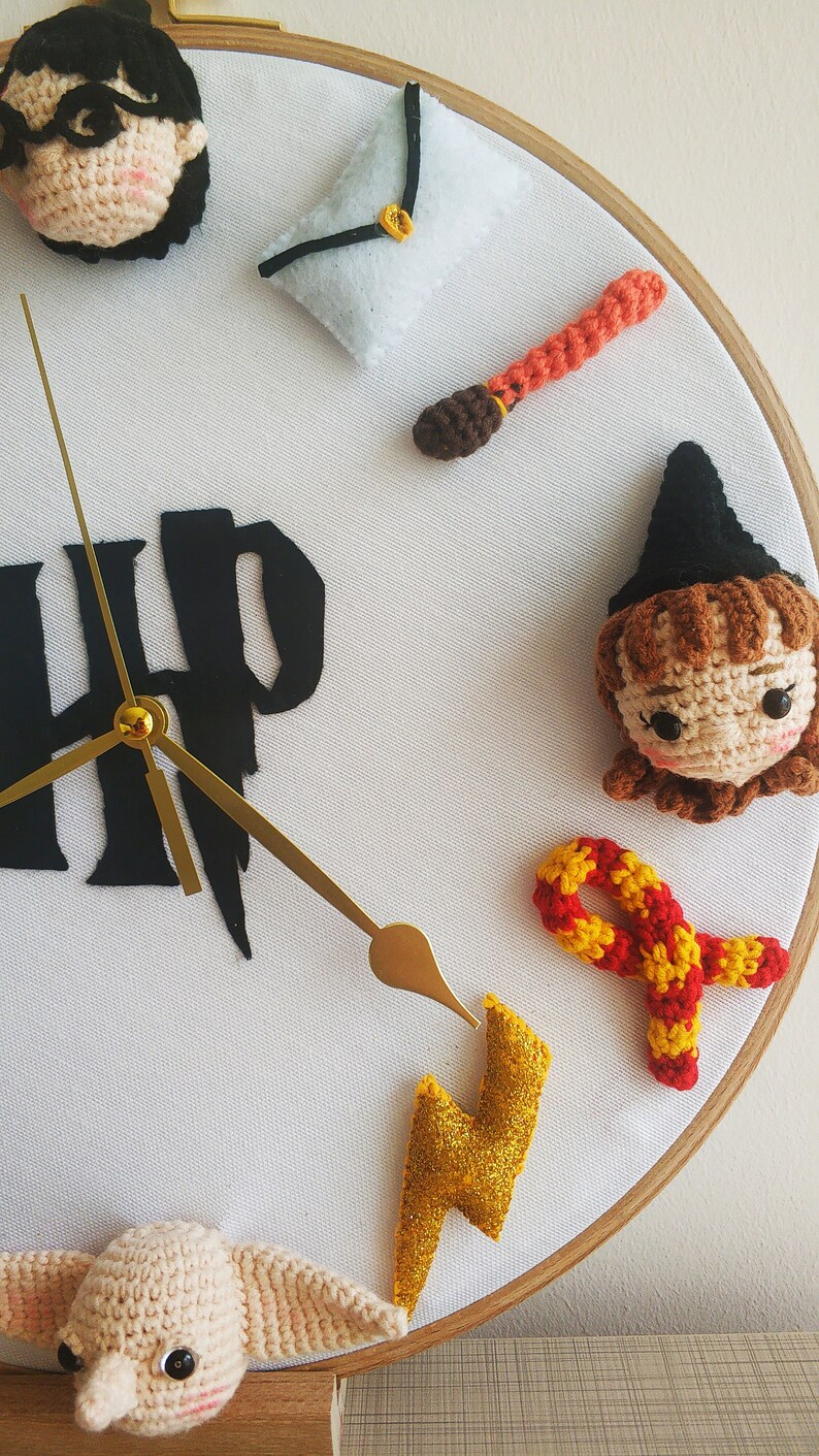 Harry Potter Wall Clock | Amigurumi Clock | Harry Potter Design ...