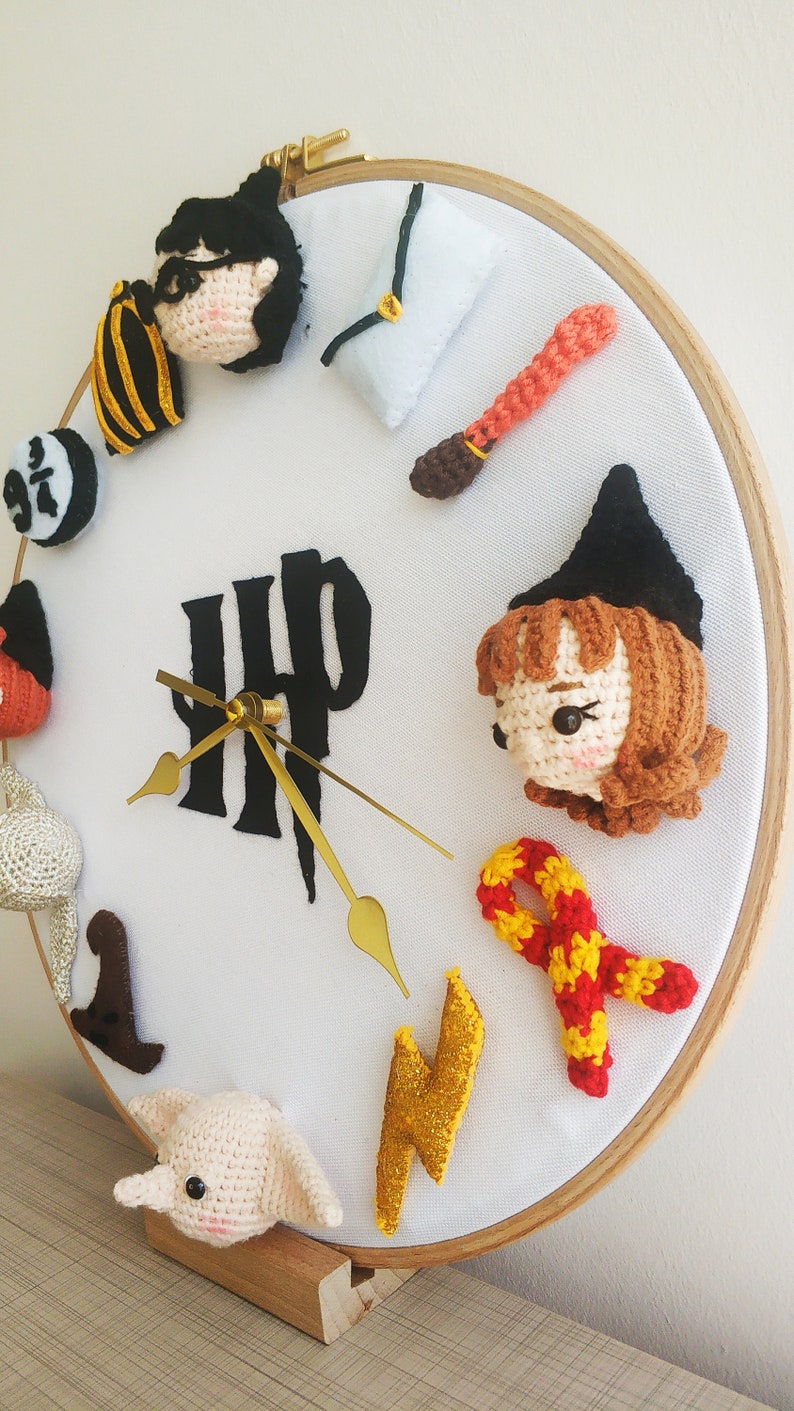 Harry Potter Wall Clock | Amigurumi Clock | Harry Potter Design ...