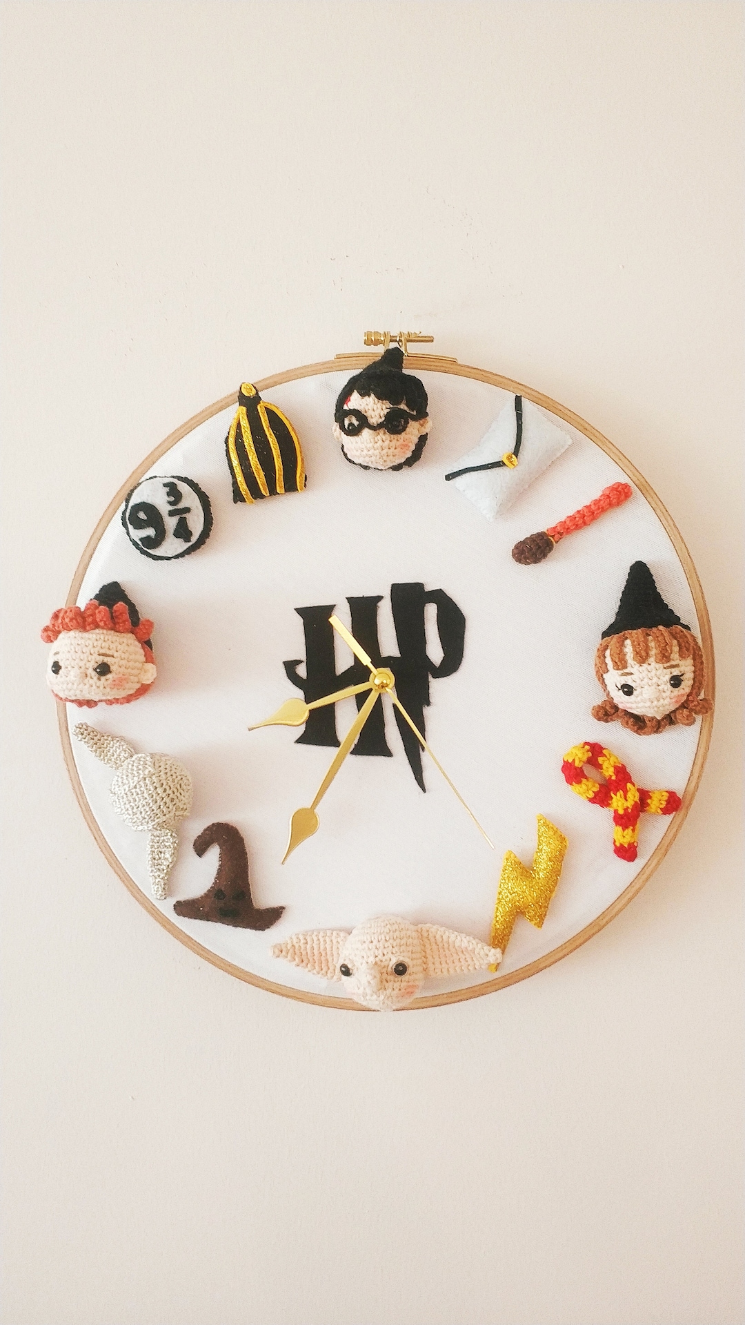 Harry Potter Wall Clock | Amigurumi Clock | Harry Potter Design ...