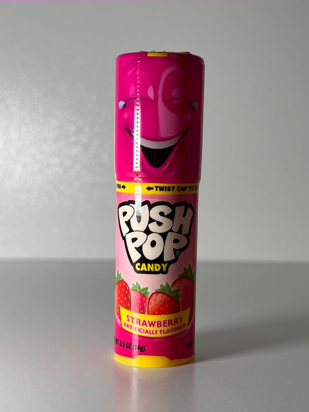 STRAWBERRY Push Pop - Etsy