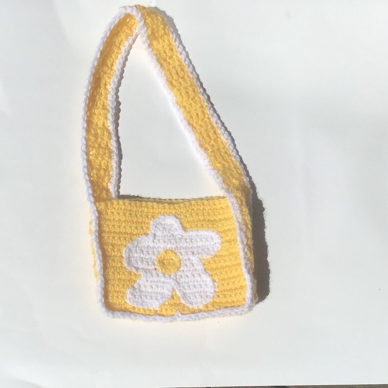 Yellow Daisy Mini Shoulder Bag - Etsy