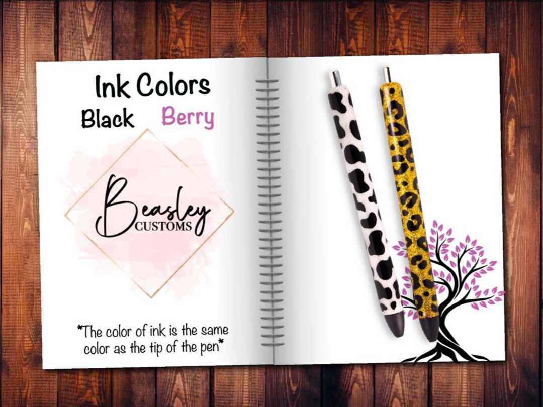 Animal Print Pens / Cow / Leopard / Giraffe - Etsy