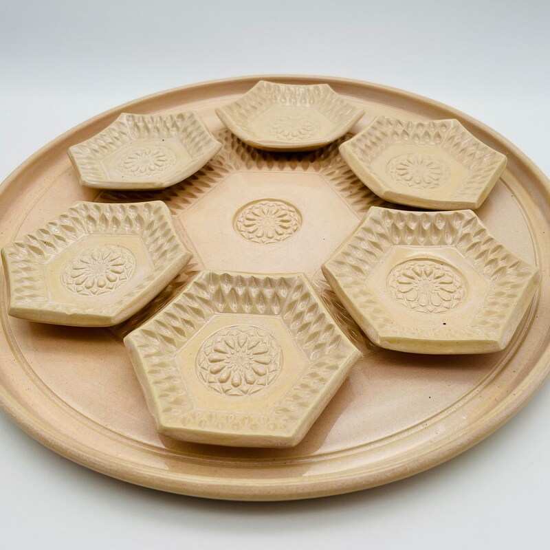 Ceramic Seder Plate - Etsy