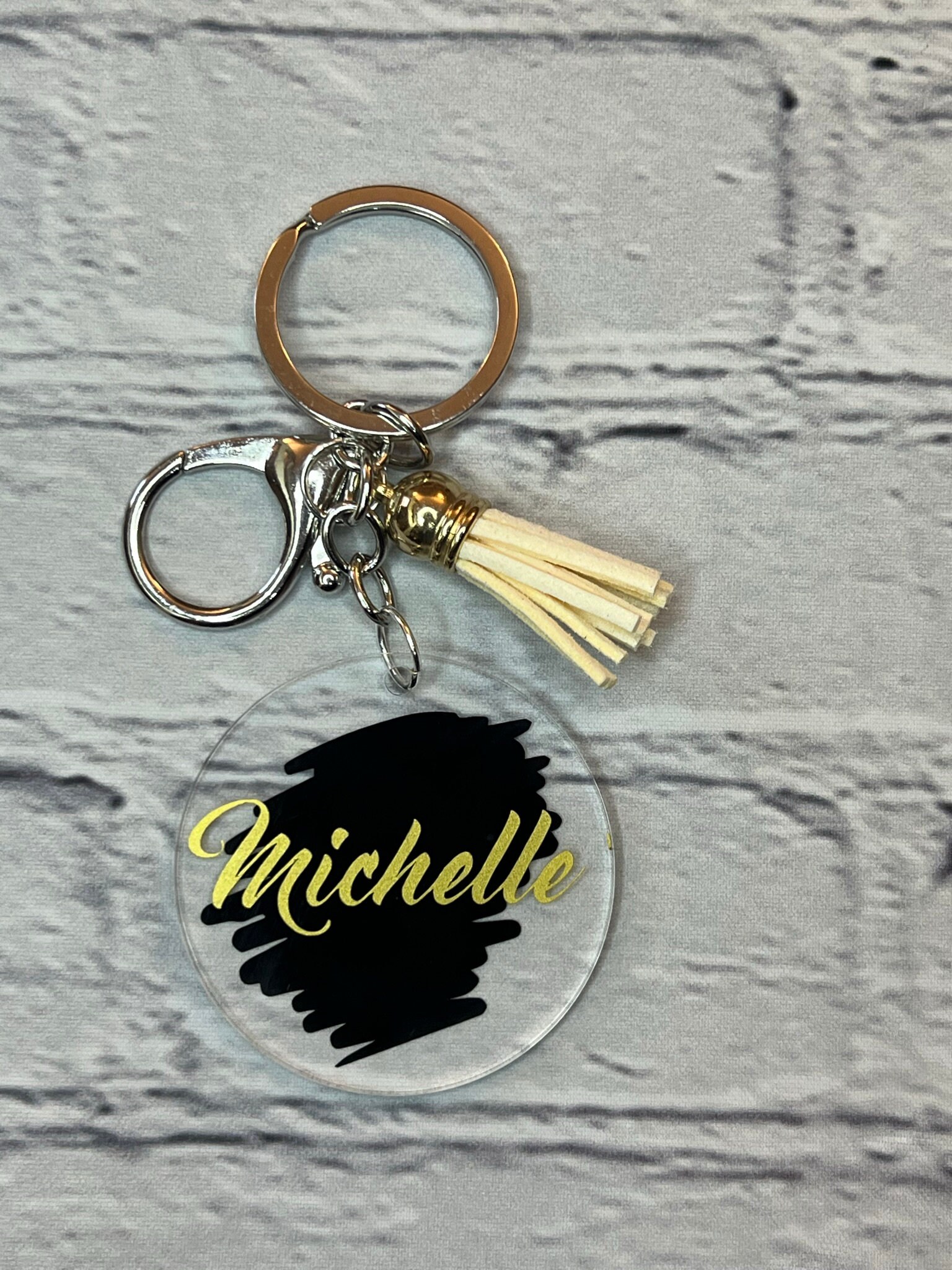 Personalized Acrylic Keychains - Etsy
