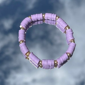 Lilac Preppy Bracelet - Etsy