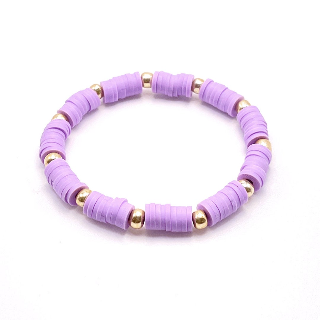 Lilac Preppy Bracelet - Etsy