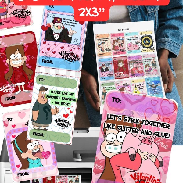 Gravity Falls Valentine Card - Etsy