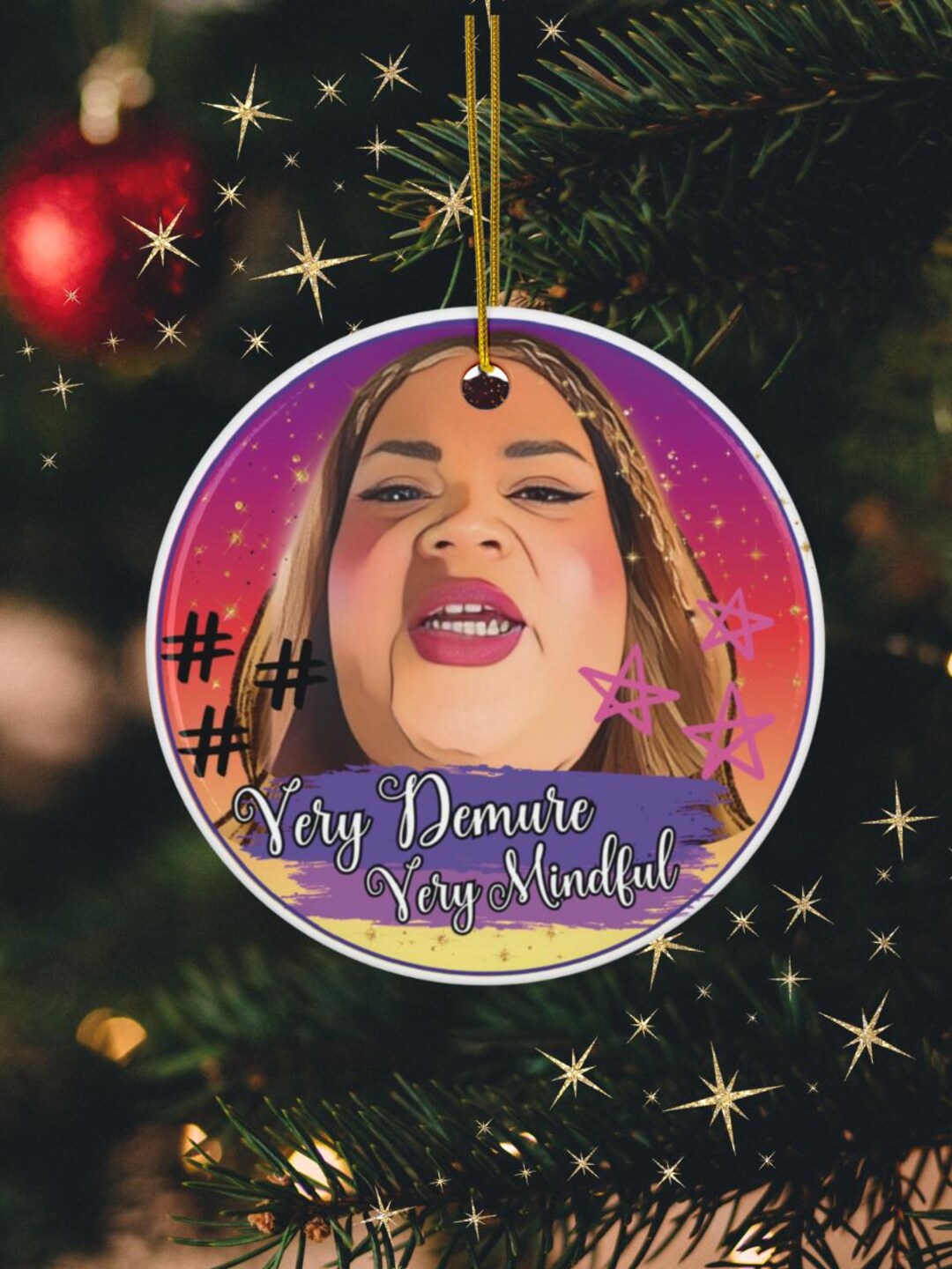 Very Demure Viral Ceramic Ornament Whimsical Home Decor, Unique Gift ...