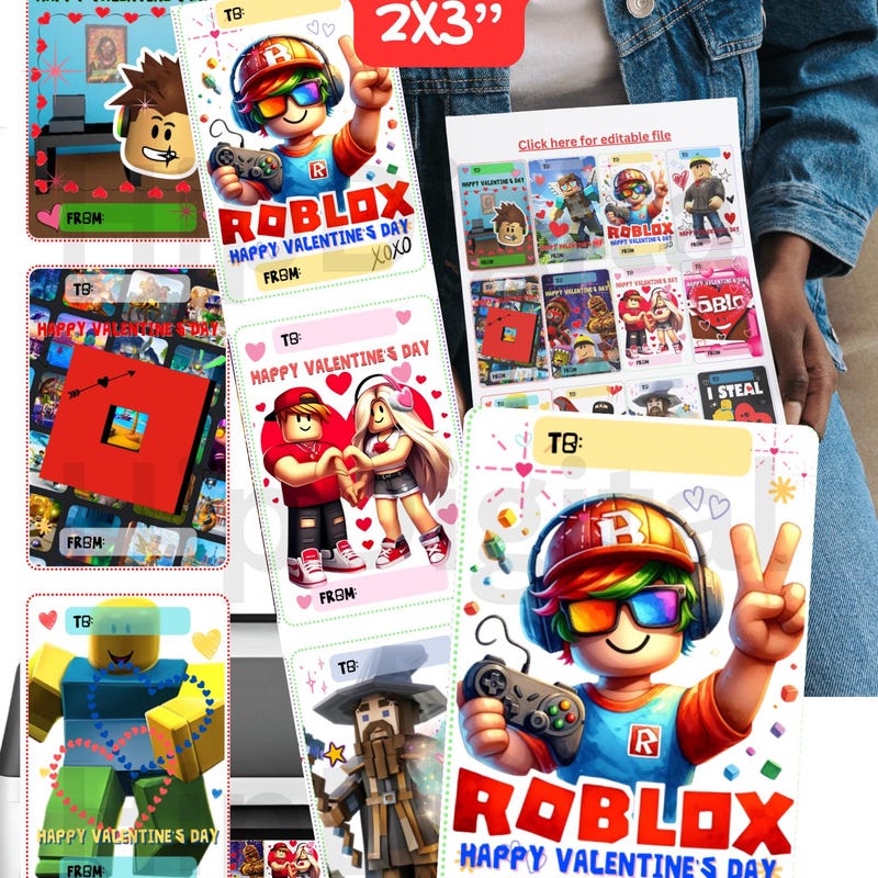 Roblox Card - Etsy