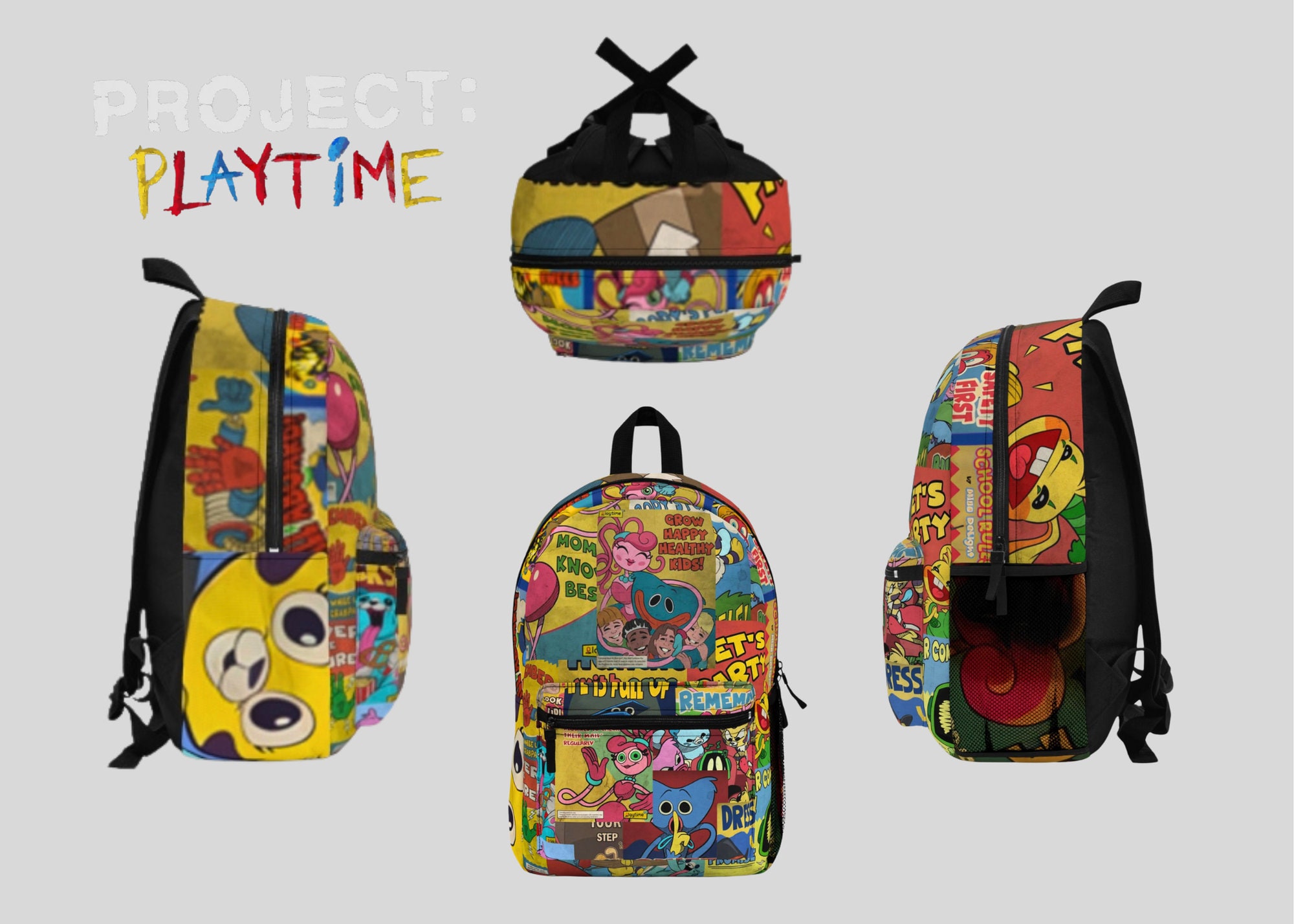 NEW Poppy Playtime Poster Backpack for Gamers - Etsy