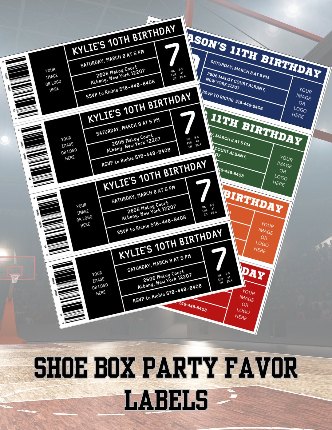 Groomsmen Shoe Box Labels: Bachelor Party Favor Stickers (editable ...