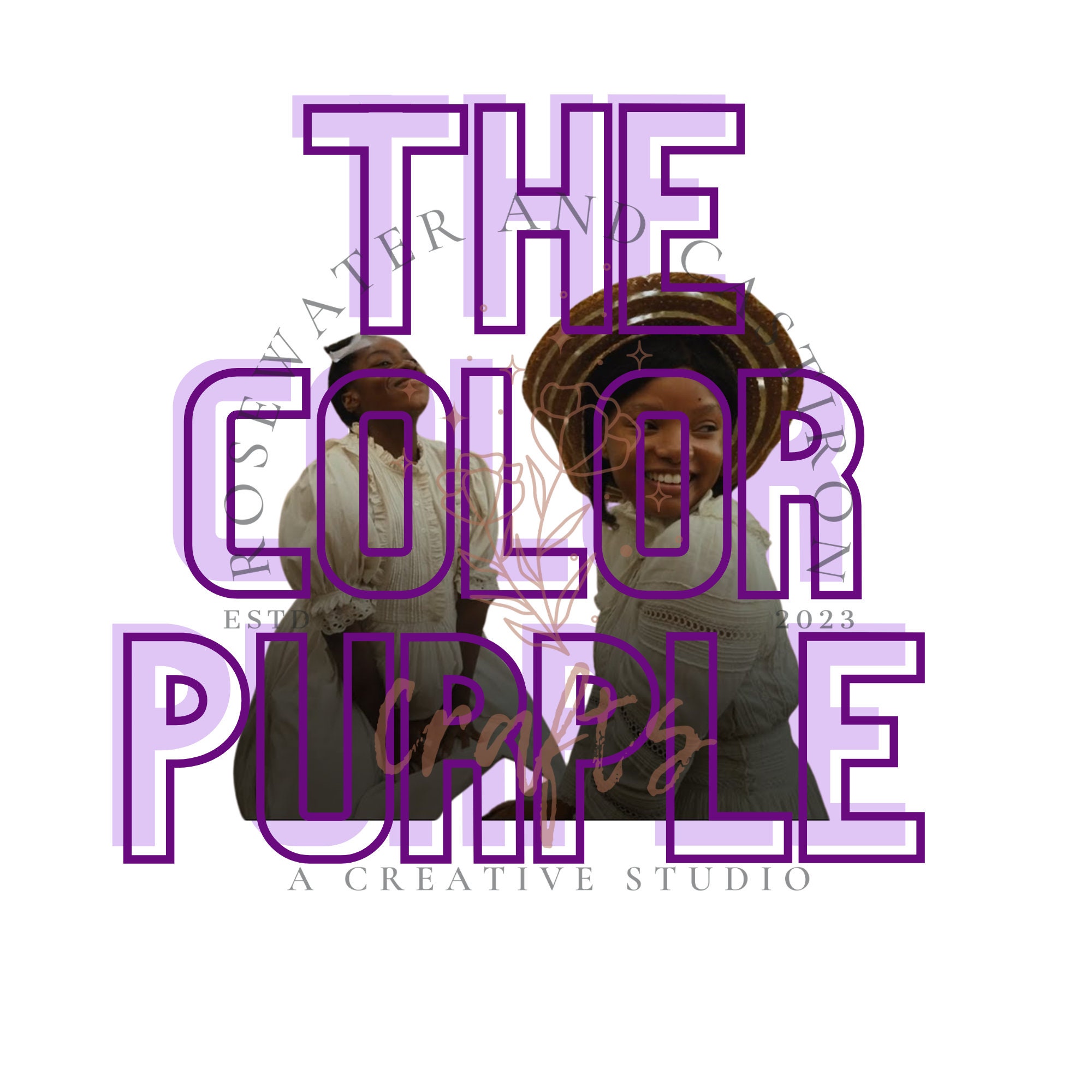 The Color Purple DTF Sublimation PNG Digital File Instant Download - Etsy