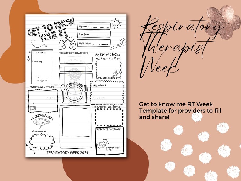 Respiratory Therapy Week Infographic About Me RT Week Celebration My ...