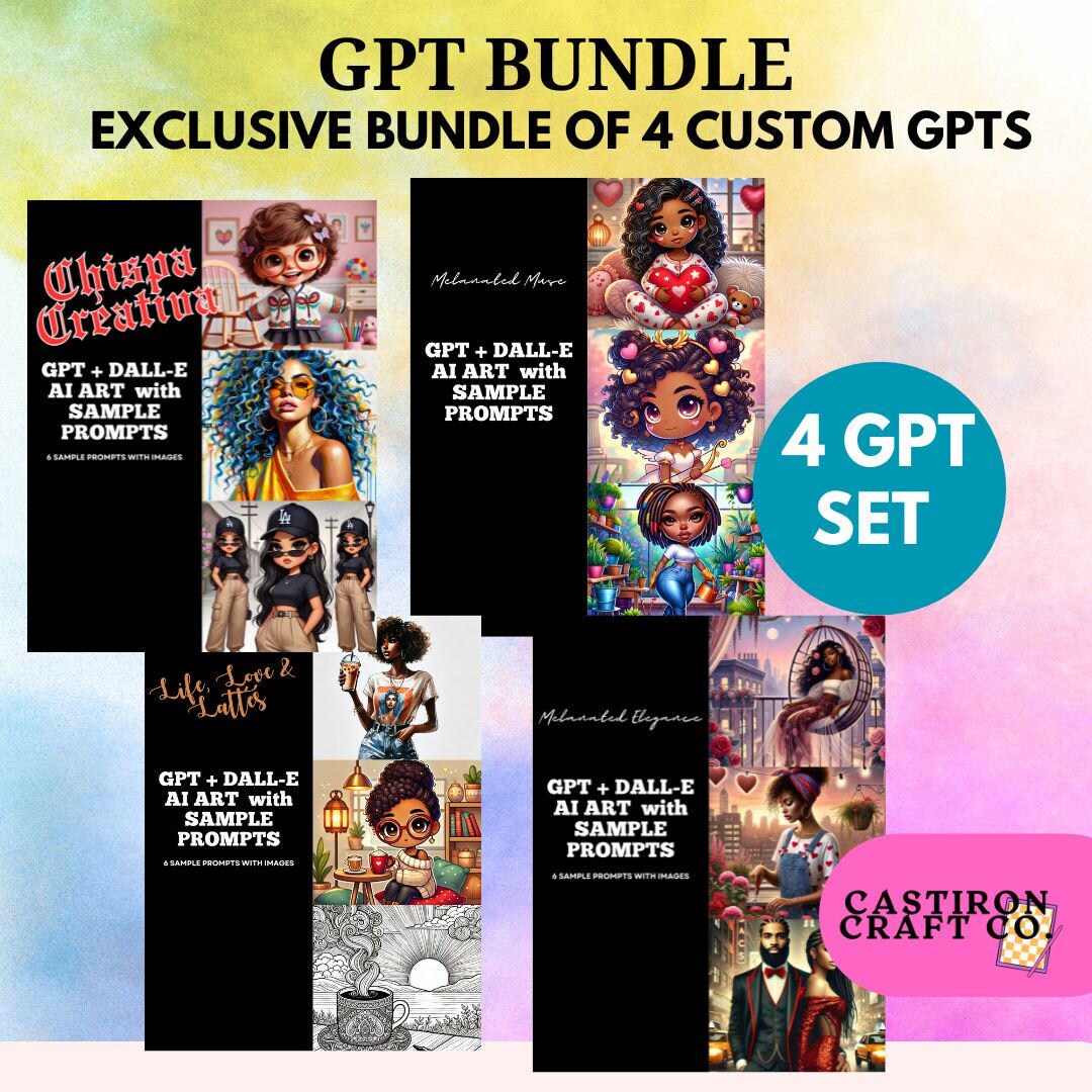 Custom GPT Bundle: AI Art Prompts & Guides (instant Download) - Etsy