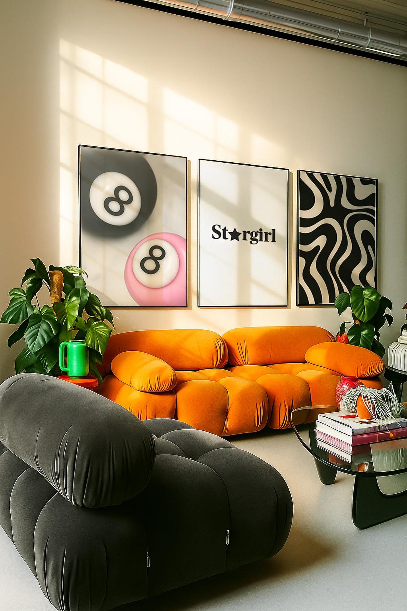 Stargirl Poster Bundle 3-pack Digital Download | Pink 8 Ball & Retro ...