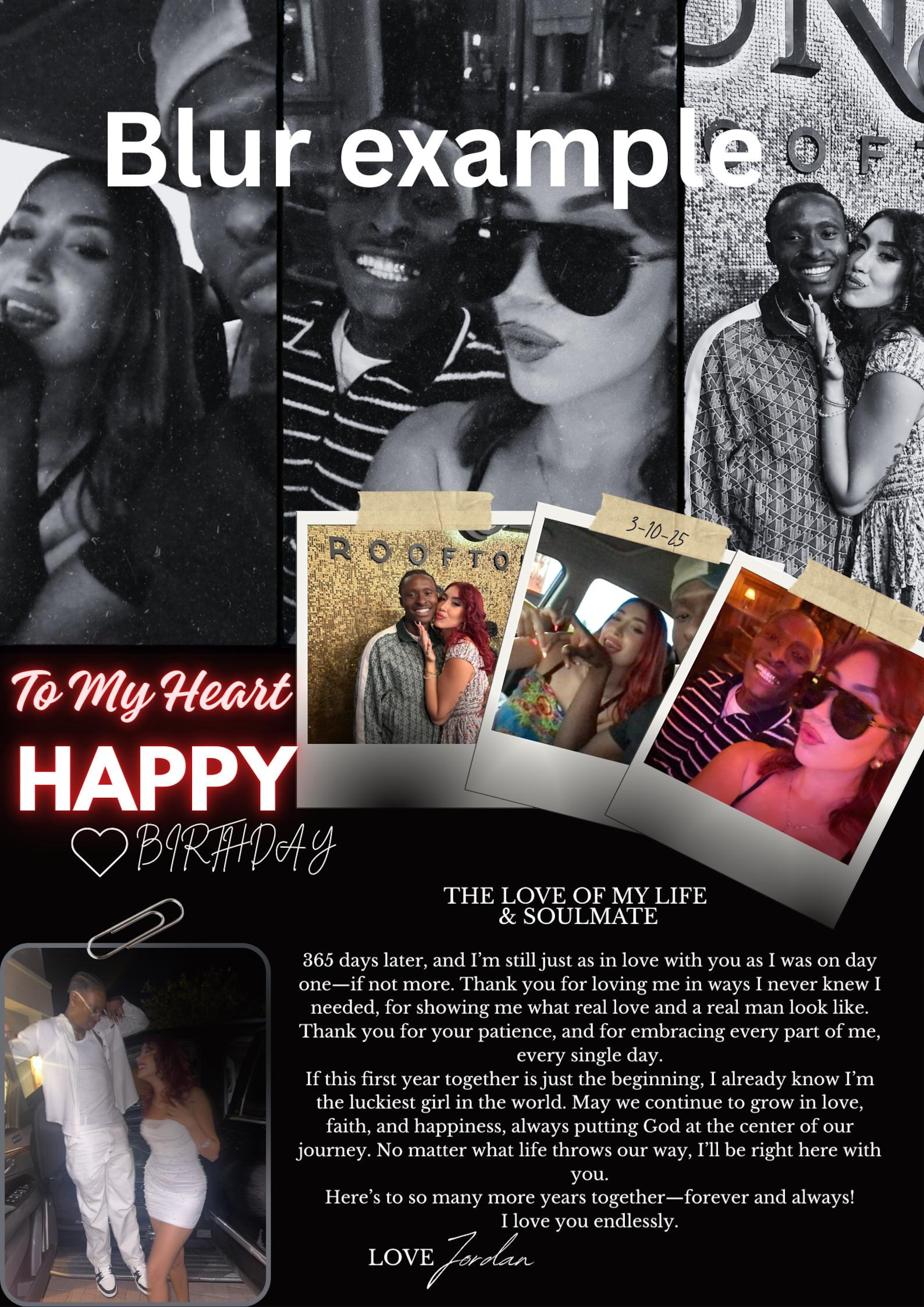 Custom Couples Photo Card Print, CANVA Template,anniversary Keepsake ...