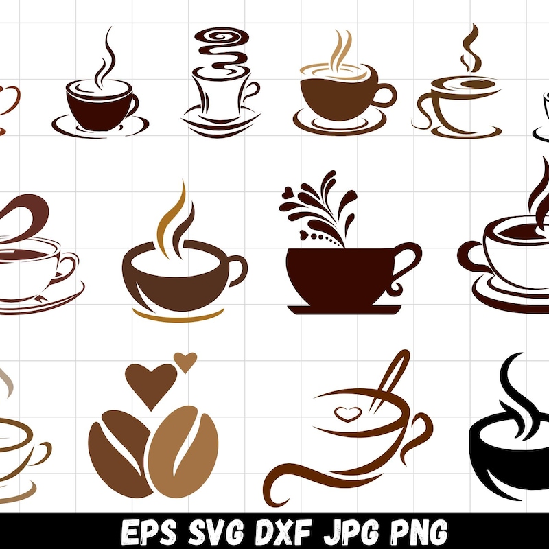Coffee Cup Sign Dxf File - Etsy