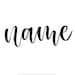 Custom Name Hand-written in Calligraphy in ANY Color (jpg) - Etsy