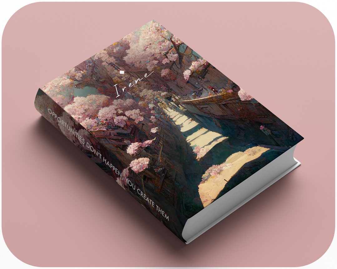 Custom Pink Notebook, Bridge View Journal, Japan Landscape Travel ...