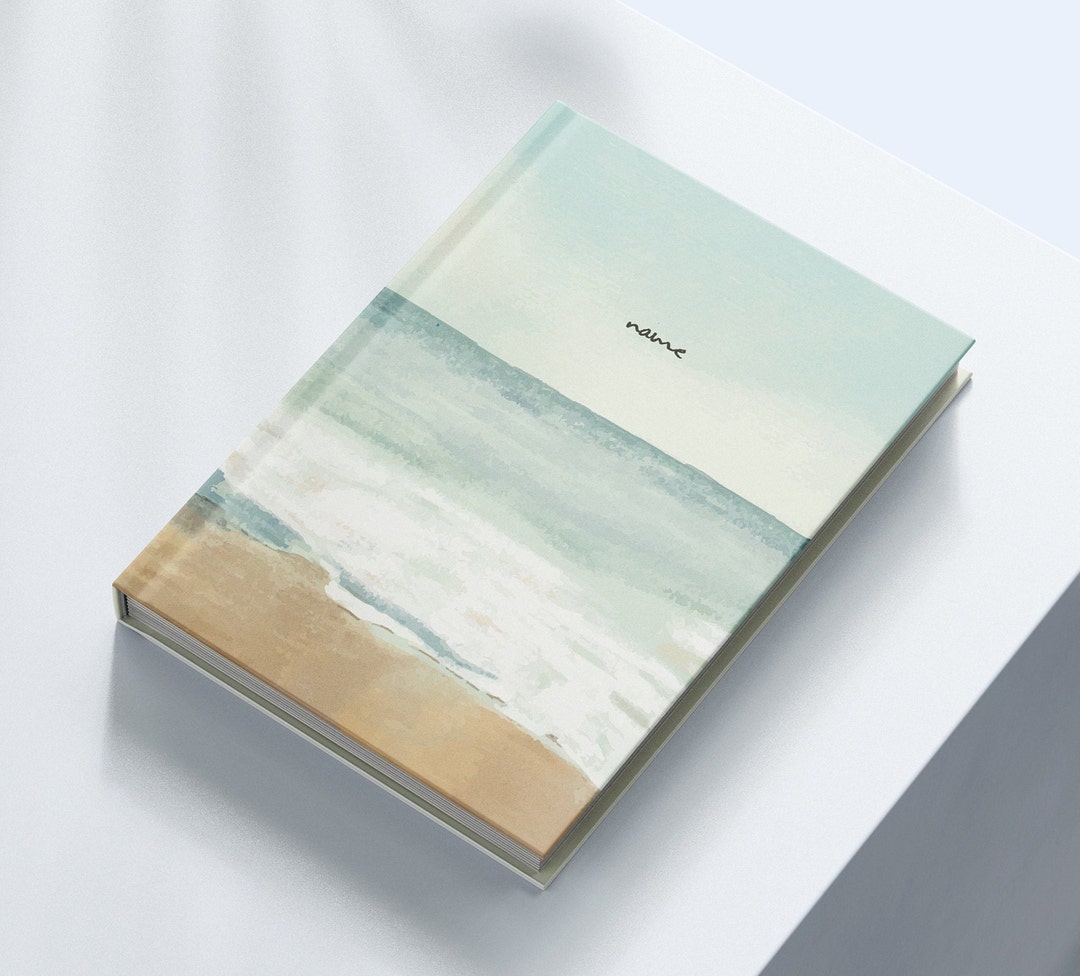 Aesthetic Notebook, Minimalist Custom Journal, Notebook Blank Page ...