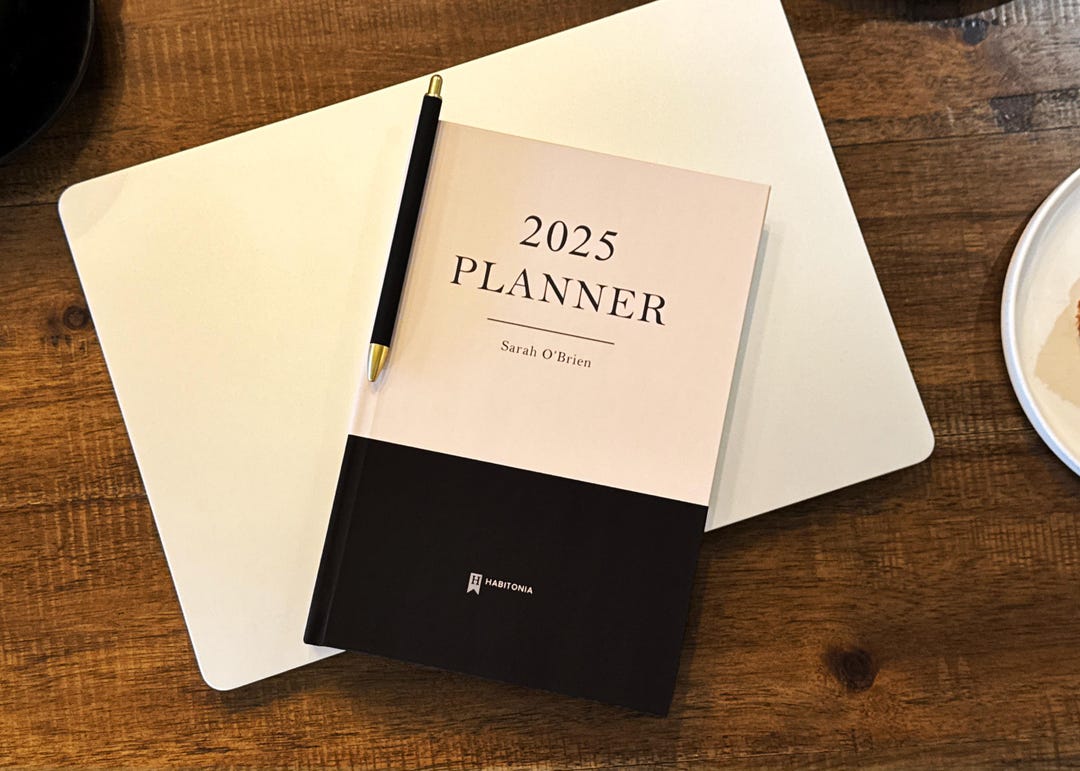 Planner 2025, Minimalist Planner, Hardcover Agenda 2025, Daily Planner ...