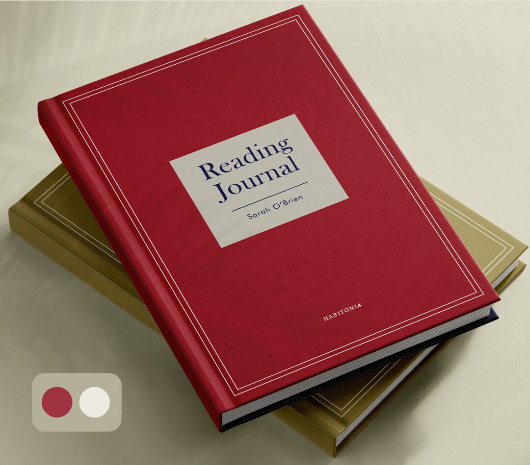 Customizable Reading Journal – Personalized Book Tracker, Gift for Book ...