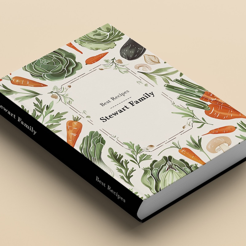 Custom Recipe Book - Etsy