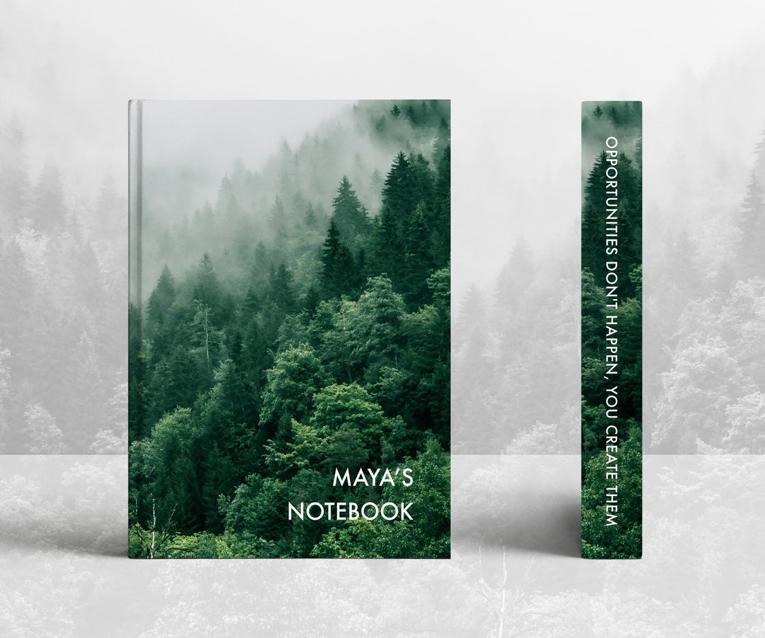 Greenery Notebook, Landscape Journal, Forest Notebook, Aesthetic Note ...