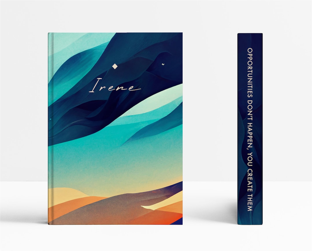 Aesthetic Design Notebook for Gift Rainbow Softcover Journal - Etsy