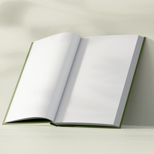 Aesthetic Notebook, Minimalist Custom Journal, Notebook Blank Page ...