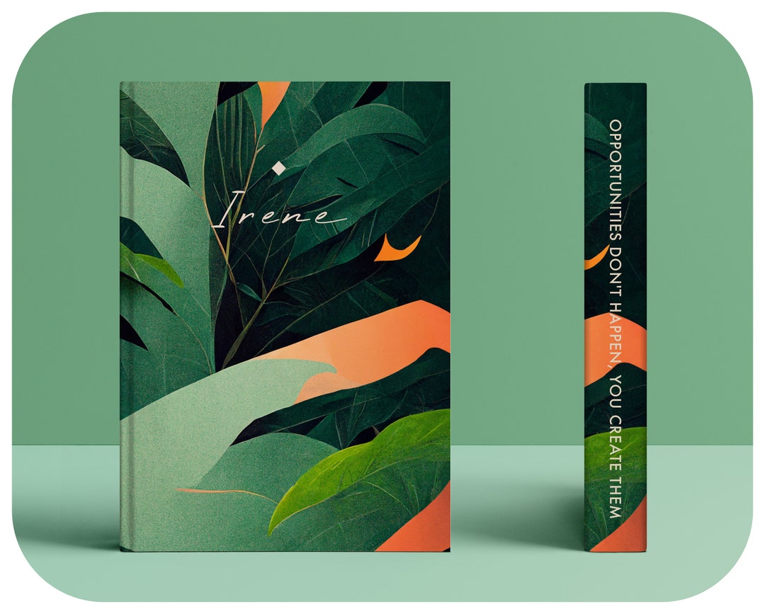 Custom Notebook, Jungle Design Journal, Personalized Gifts, Notebooks ...