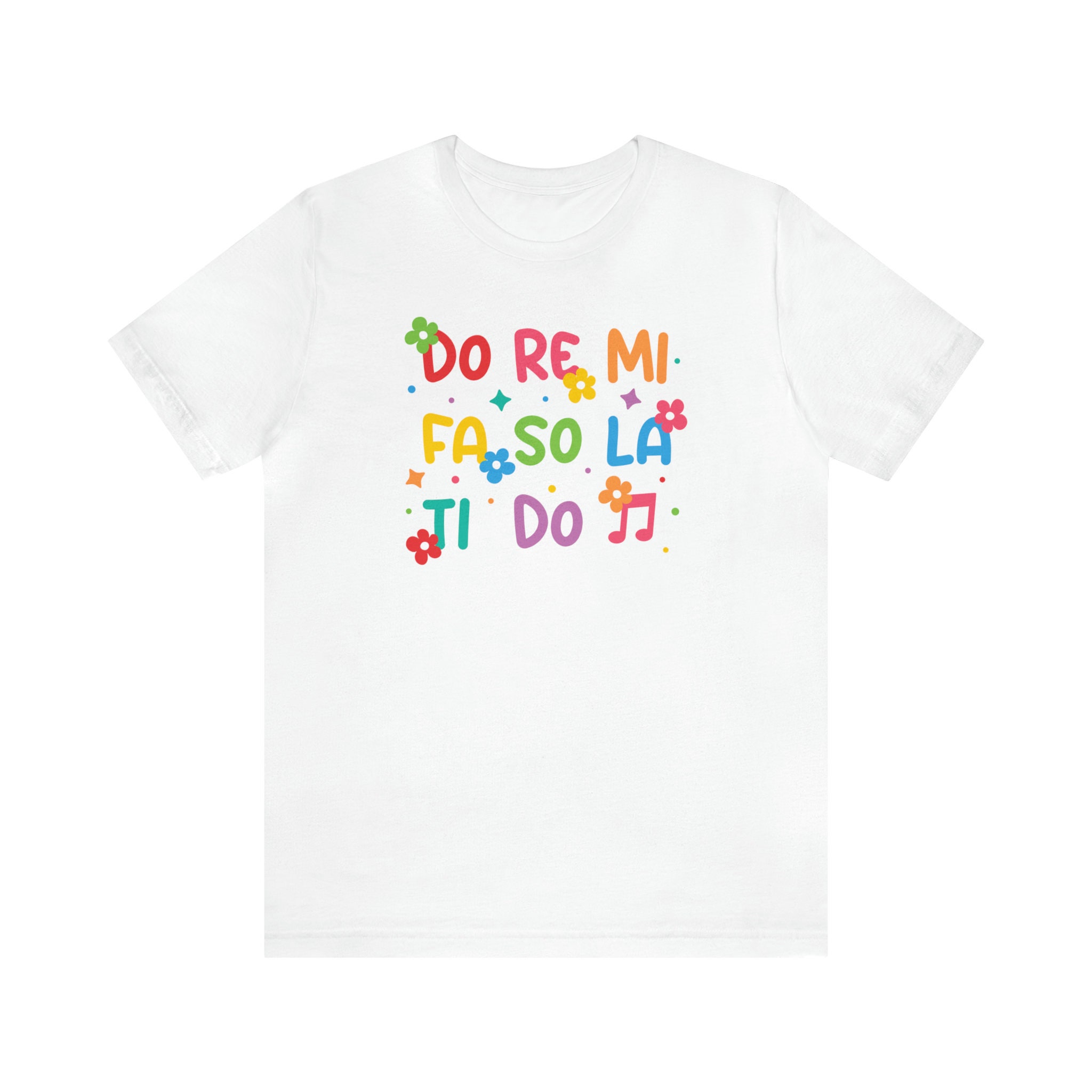 Music Teacher Do Re Mi Solfege Bella + Canvas T-shirt | Cute Music ...