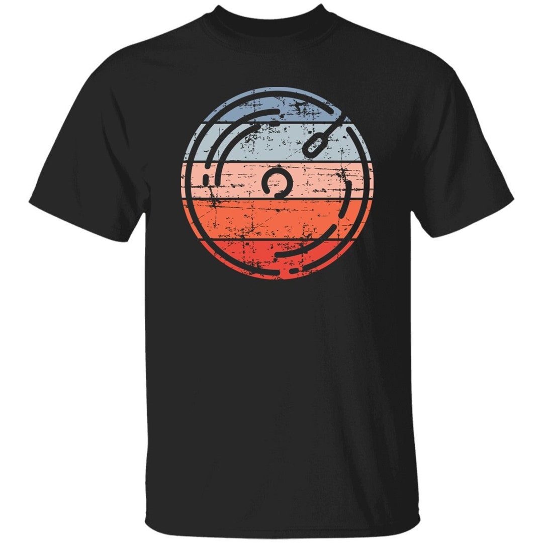 Retro Vinyl Record T-shirt, Vinyl Record T-shirt, Short Sleeve Record ...