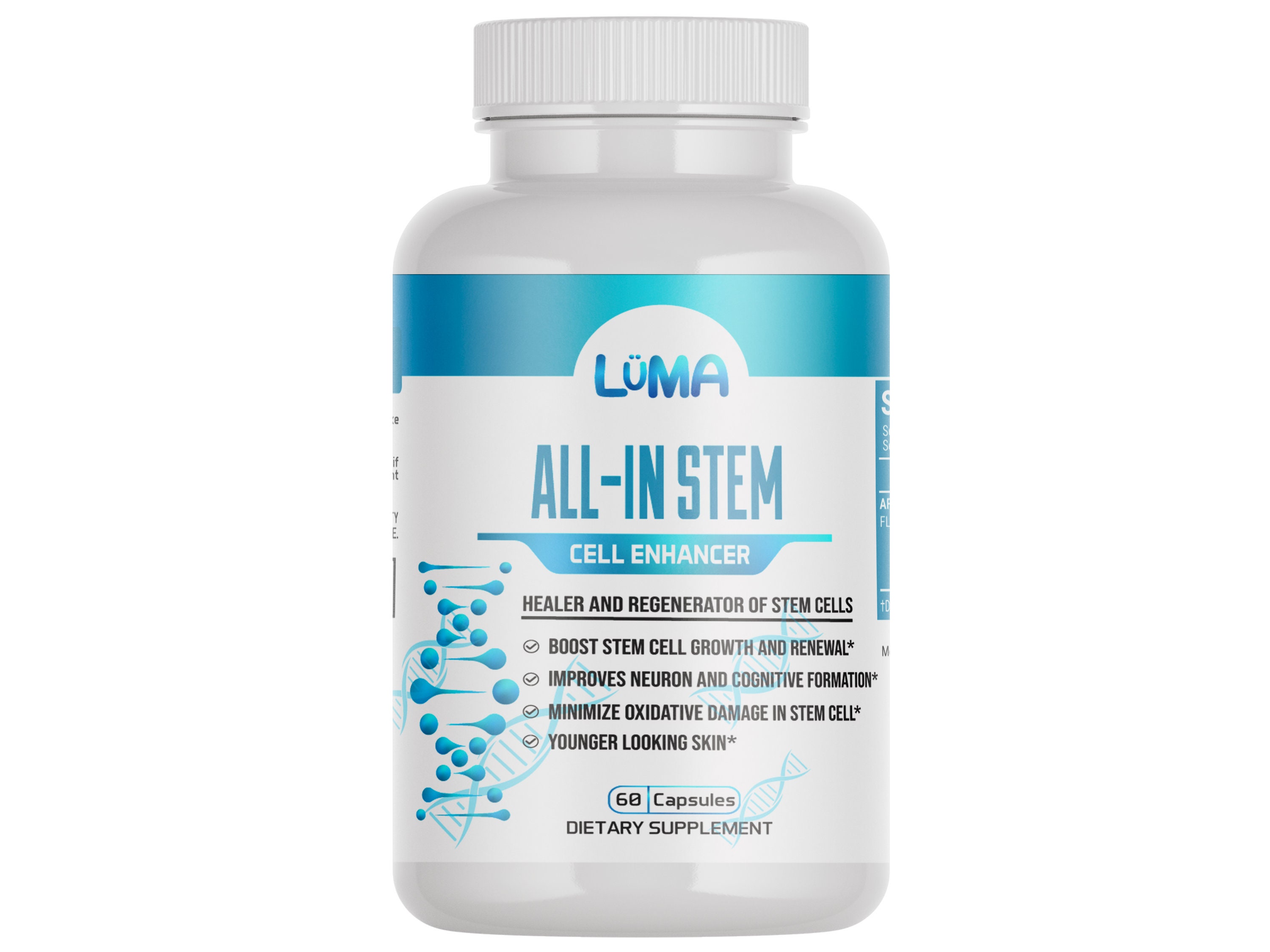 Lüma All-in Stem Cell Enhancer Natural , Aphanizomenon 300mg - 60 Count ...