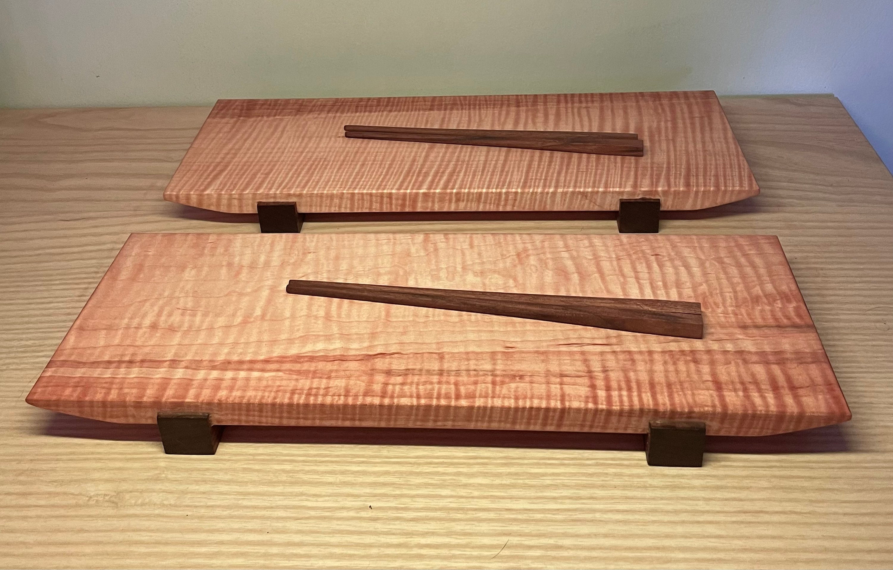 Curly Maple and Walnut Sushi Serving Board - Etsy