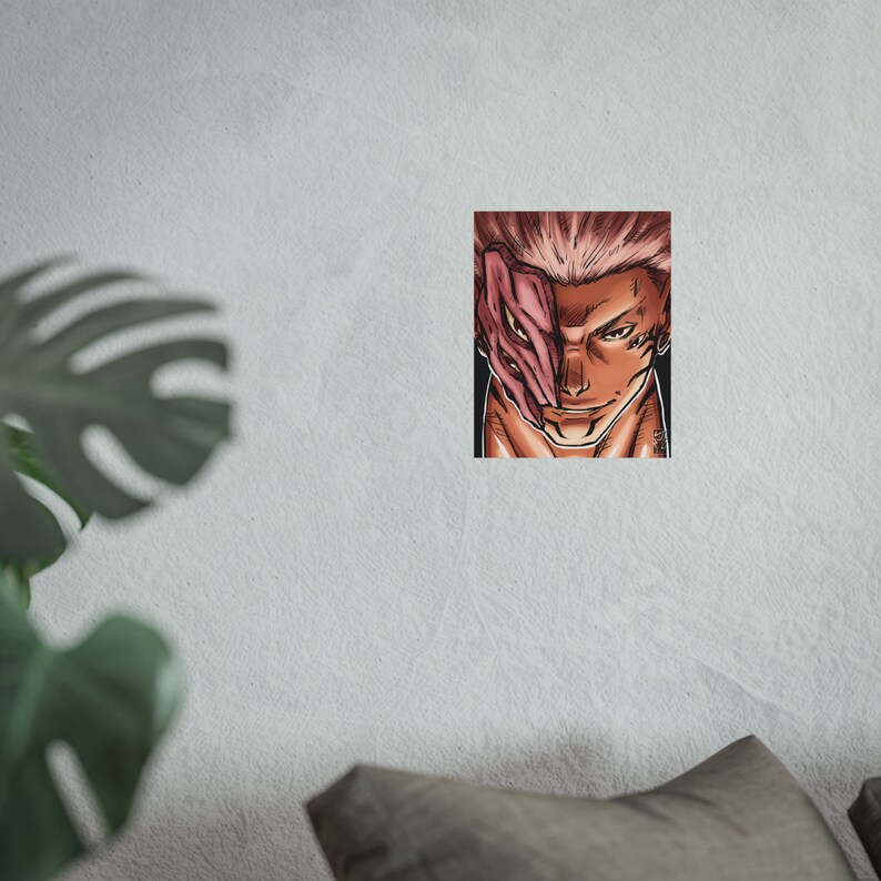 Sukuna From Jujutsu Kaisen - Fine Art Poster - Etsy