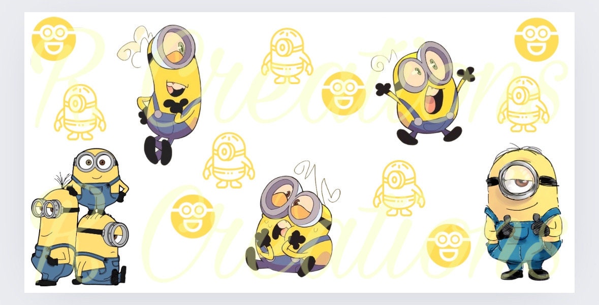Despicable Me / Minions Png Bundle Files for 16oz Cup - Etsy