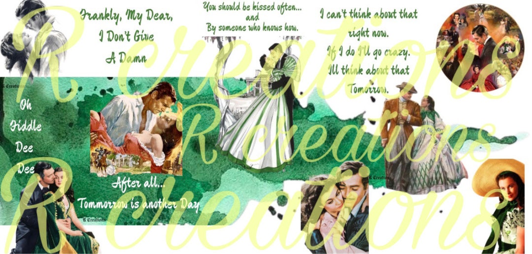 Gone With the Wind Bundle Png File - Etsy
