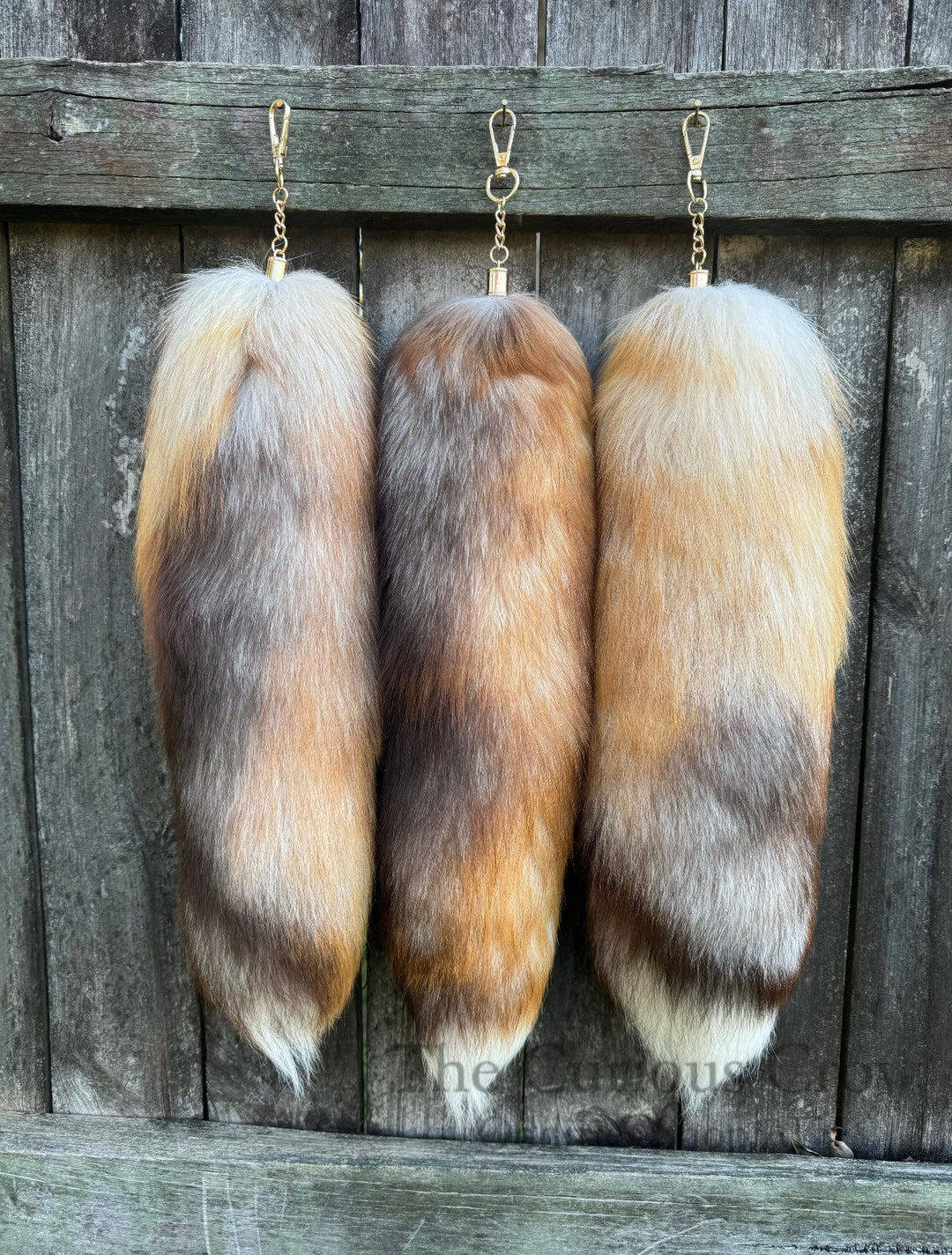 Large Smokey Red Fox Tail, Real Genuine Fur, Tails for Therians ...
