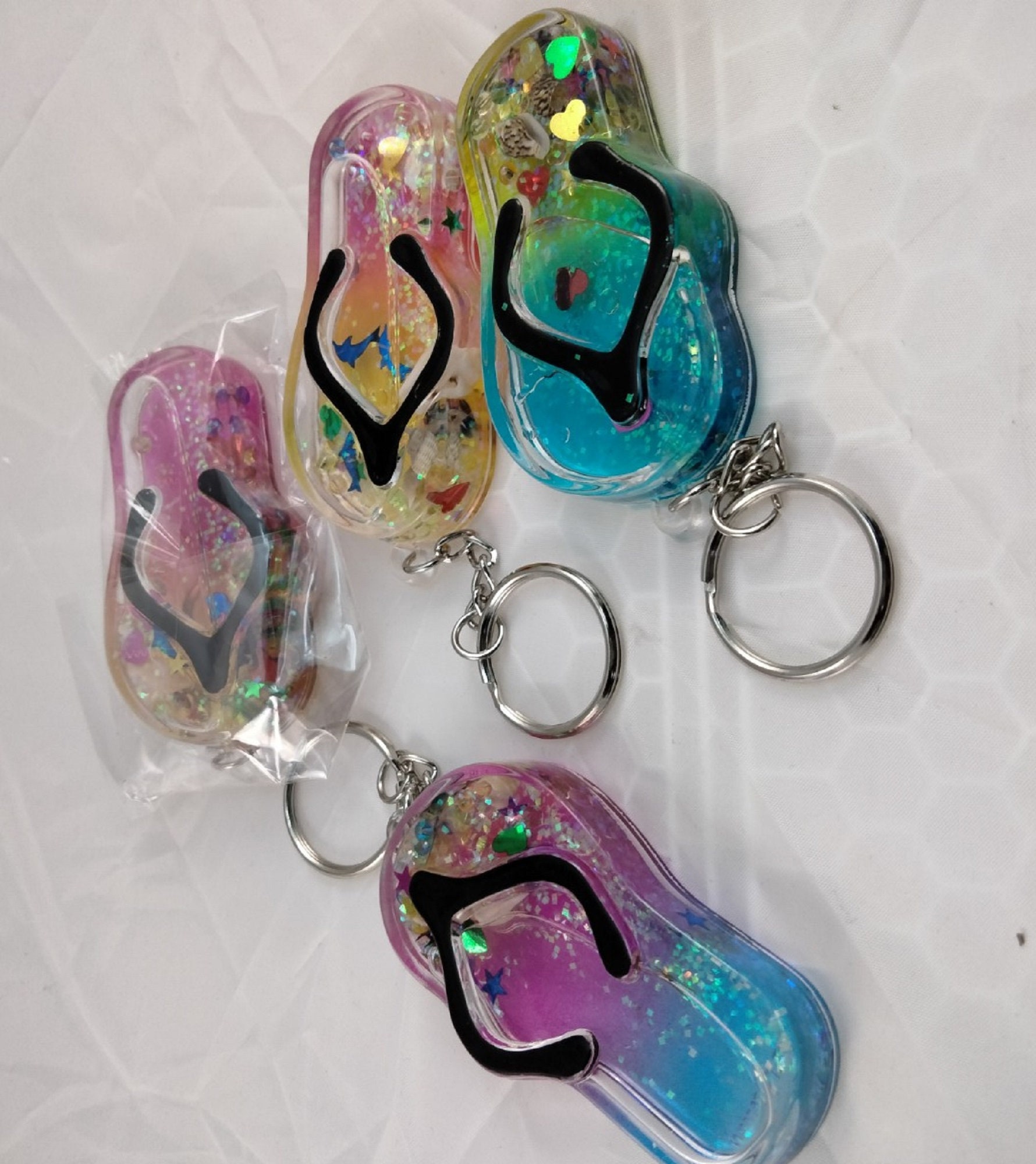 1.5 Ins LIQUID GLITTER FILLED Mini Sharks and Mini - Etsy