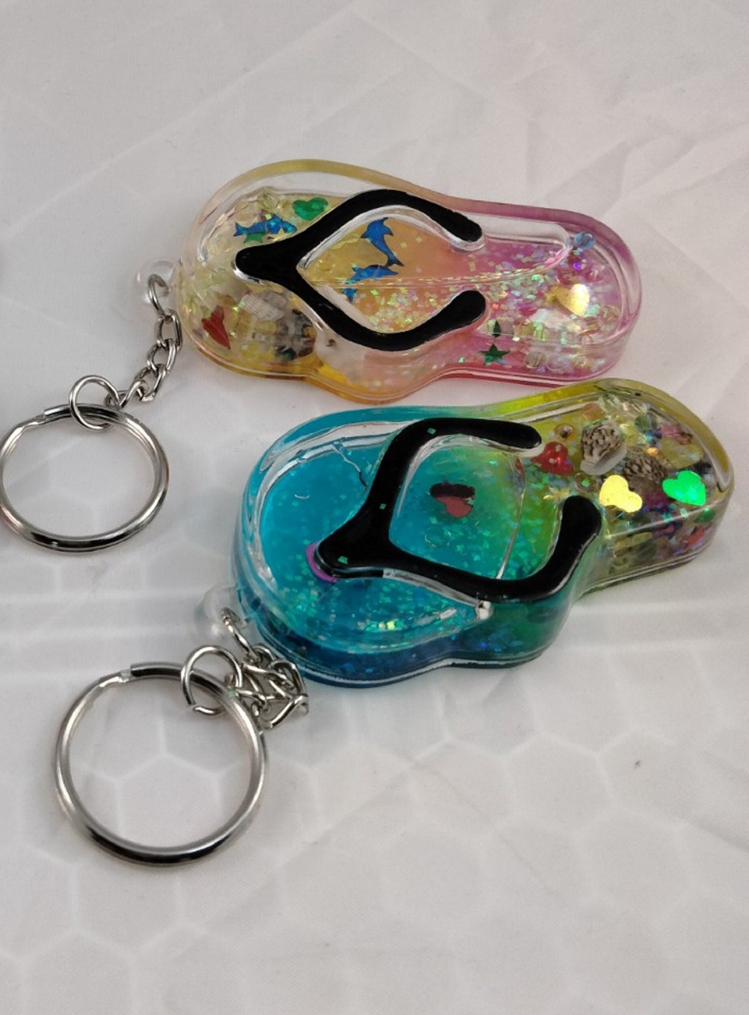 1.5 Ins LIQUID GLITTER FILLED Mini Sharks and Mini - Etsy