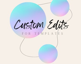 Edit My Templates Add-on - Etsy