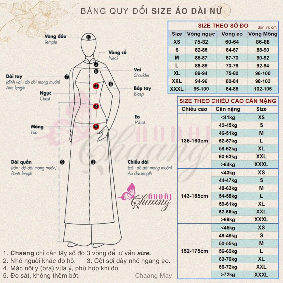New Ao Dai With Floral Appliques With Bust Design-Áo Dài Cách Tân Đính ...