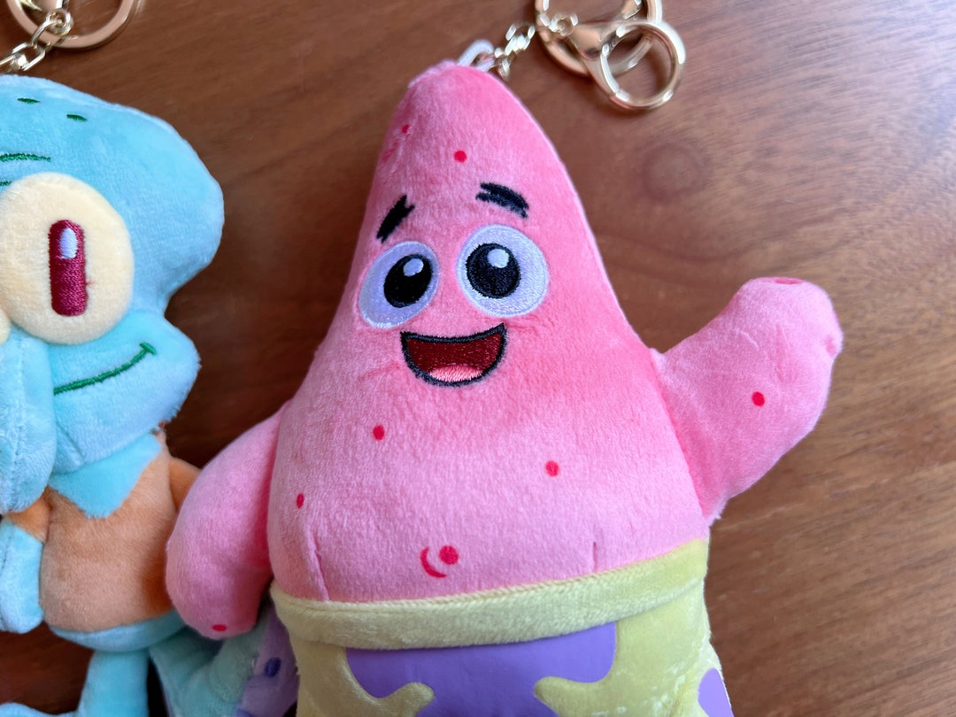 Baby Patrick Star Keychain Plush Toy Cartoon Character Toy Meme Charm ...
