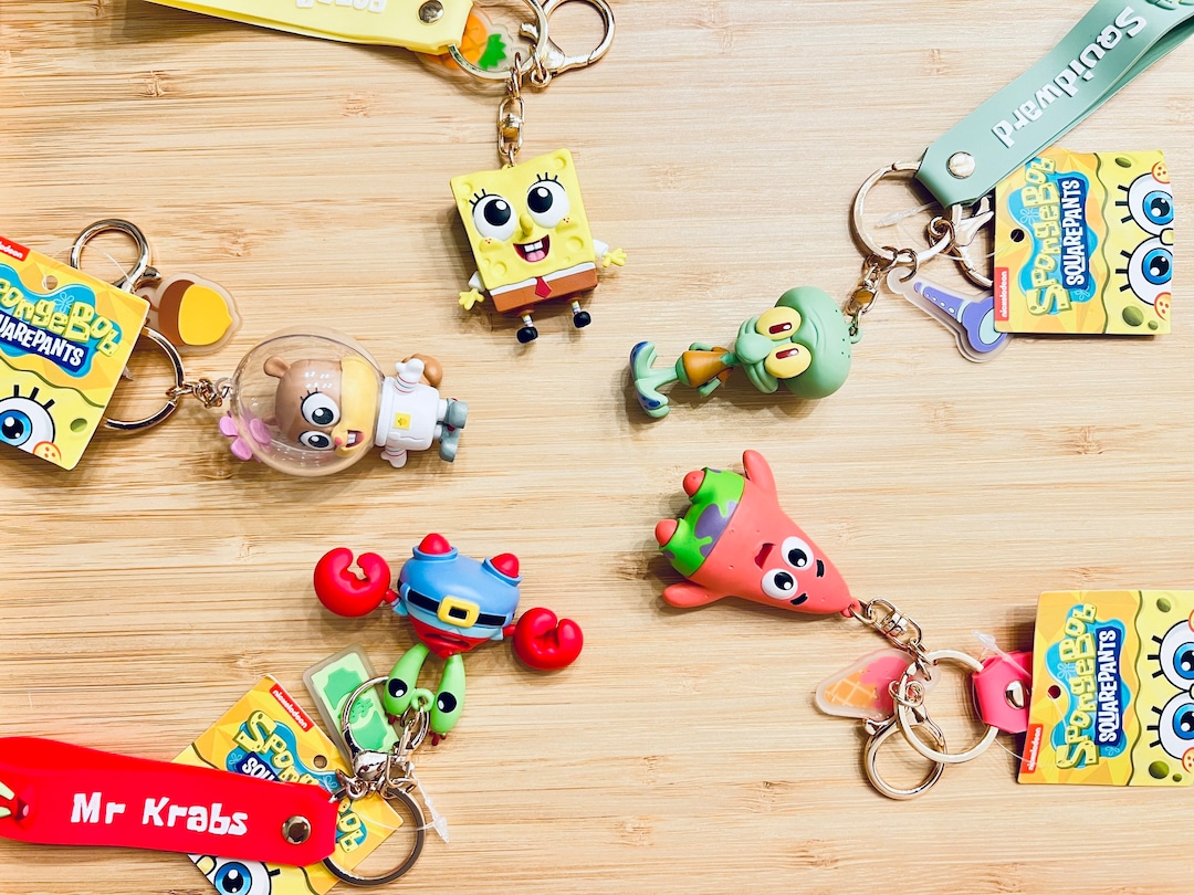 Baby Spongebob Patrick Star Keychain | Cartoon Character Toy | Meme ...