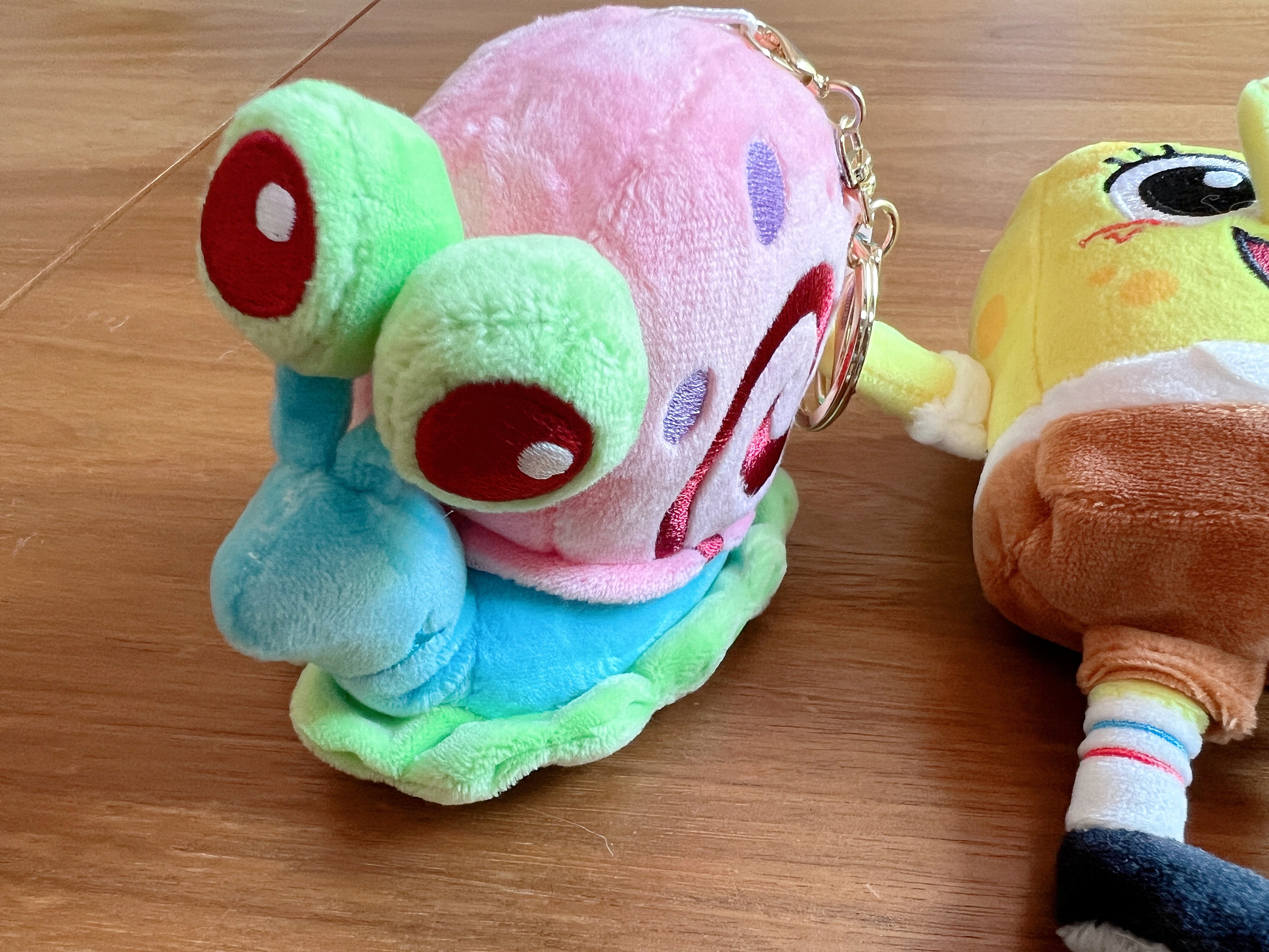 Baby Patrick Star Keychain Plush Toy Cartoon Character Toy Meme Charm ...