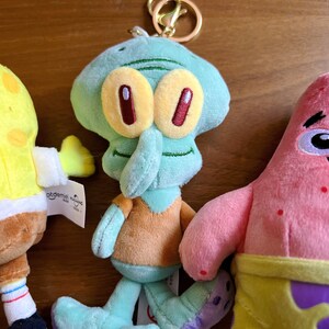 Baby Spongebob Patrick Star Keychain Cartoon Character Toy Meme Charm ...