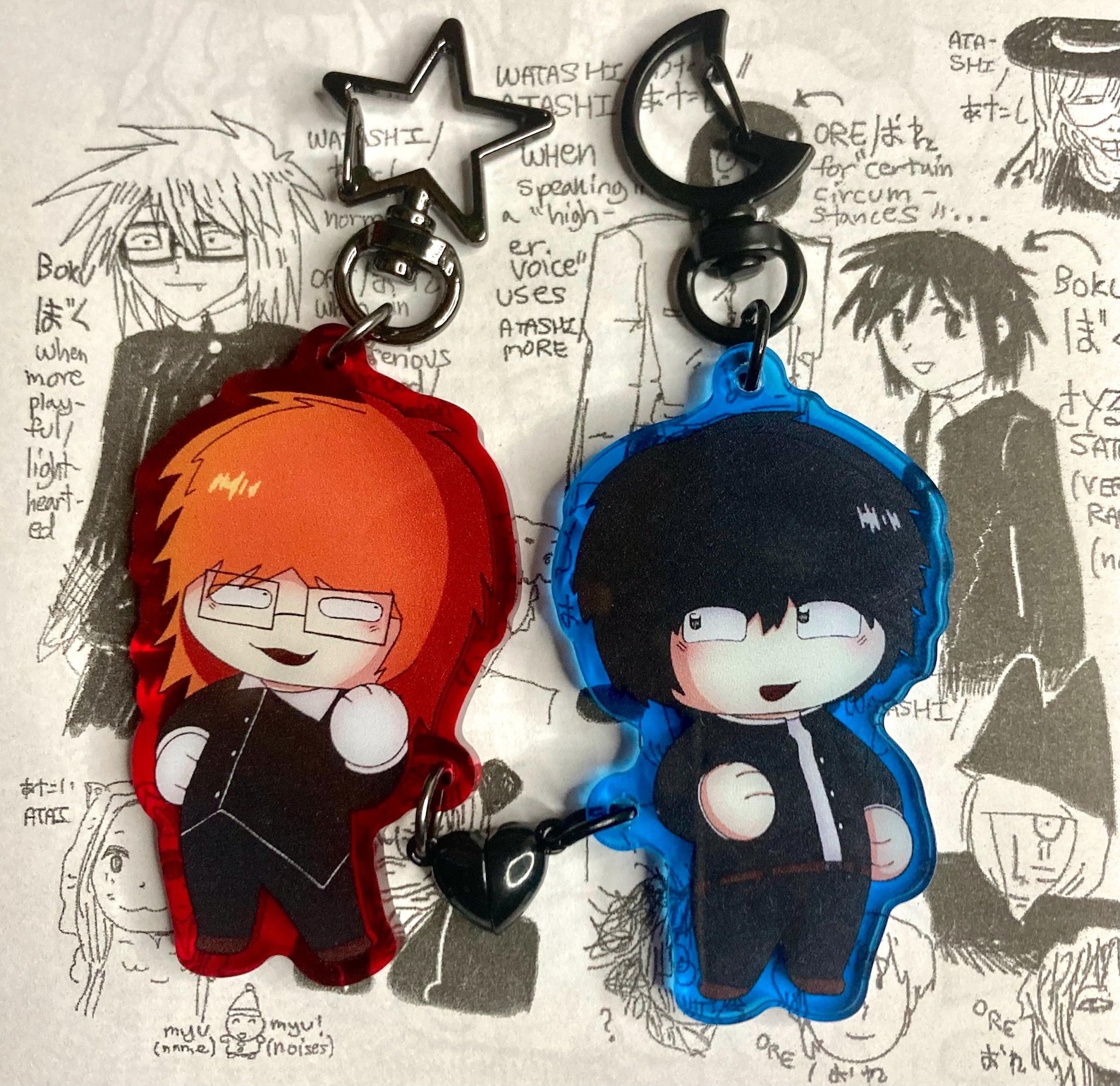 LAST CHANCE Ranfren Randal Ivory/satoru Tsukada Acrylic Keychain Charm ...
