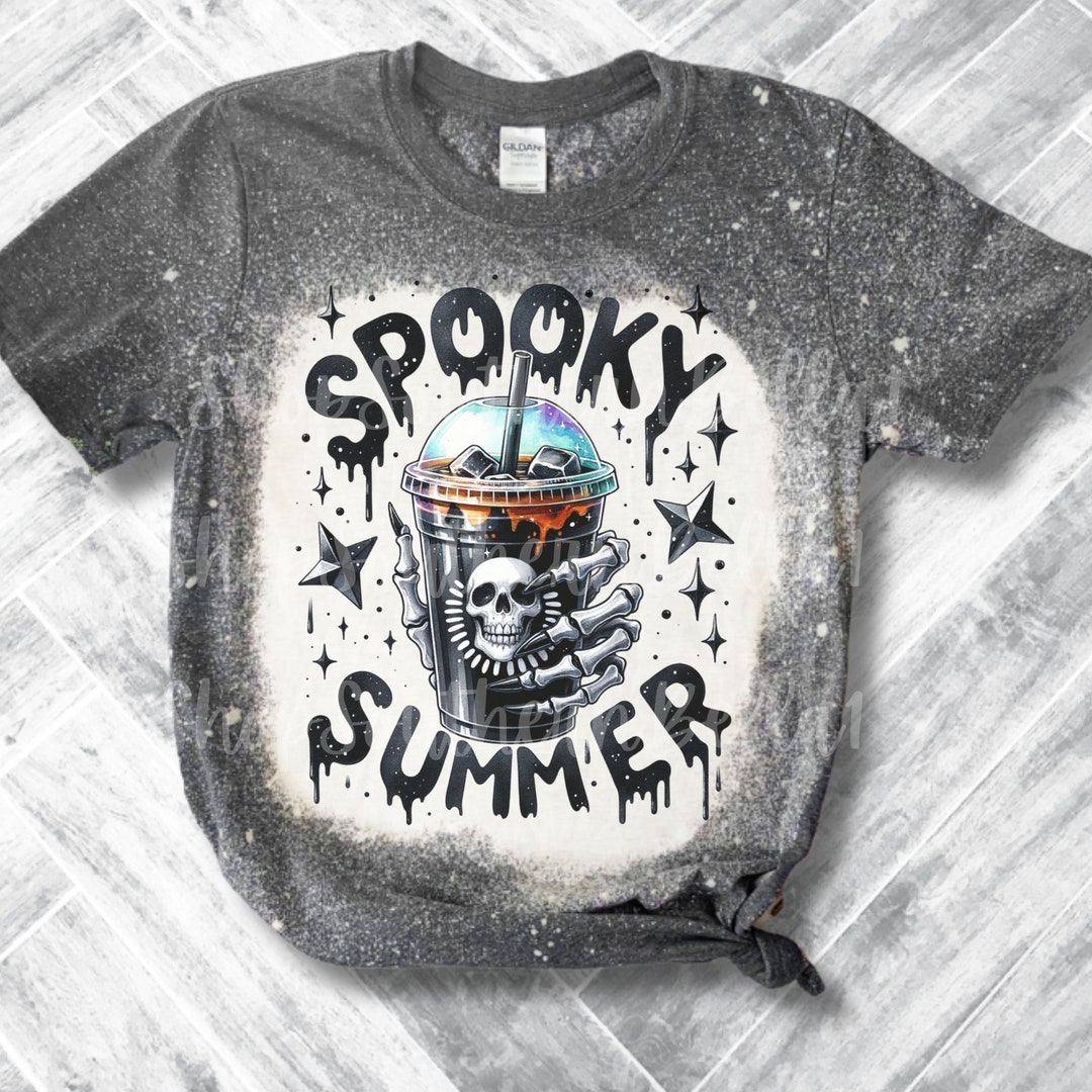 Embrace the Chaos Skeleton Floral Bleach Shirt, Trendy Distressed ...