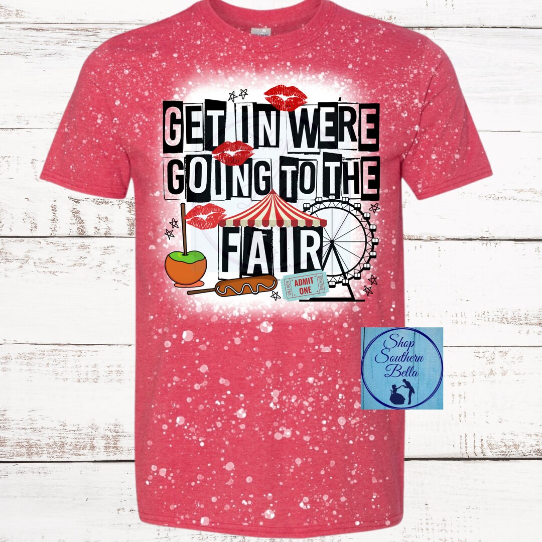 State Fair Women's Bleach Shirt, Fair Food, Plus Size Bleach Tshirt ...